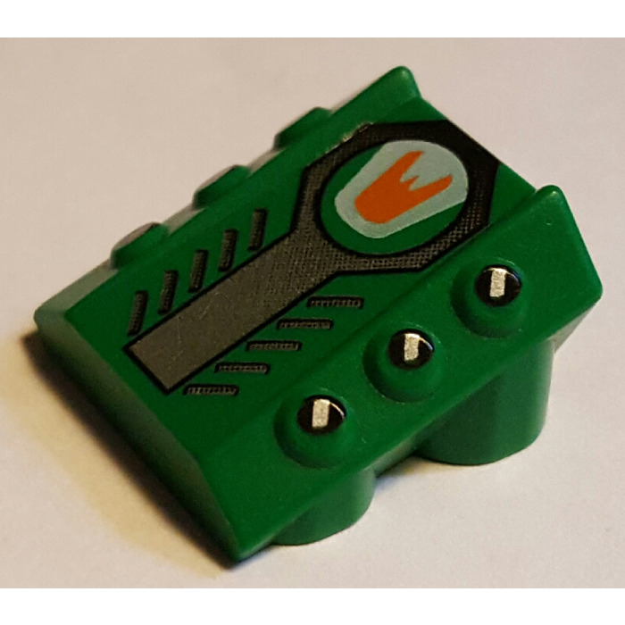 LEGO Brick 2 x 2 with Flanges and Pistons with Scratch Logo (30603 / ...