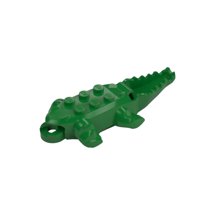 LEGO Crocodile Body with Lower Jaw with 10 Teeth (18904) | Brick Owl ...