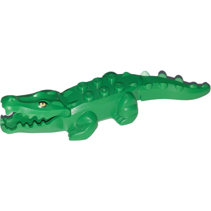 LEGO Crocodile with 20 Teeth with Yellow Eyes without White Eye Glints ...