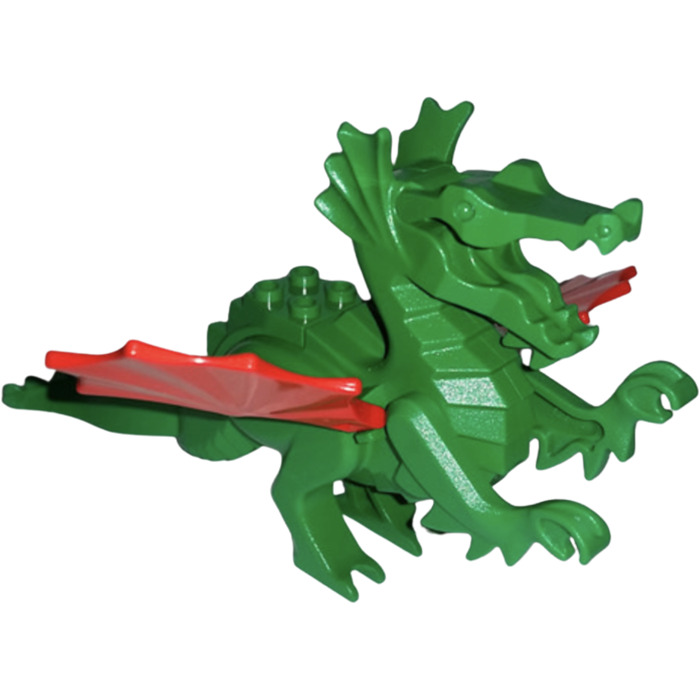 LEGO Dragon with Trans-Neon Orange Wings | Brick Owl - LEGO Marketplace