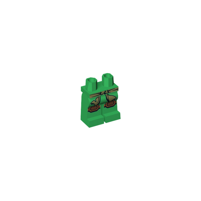 LEGO Green Lloyd with Zukin Robes Minifigure Hips and Legs (3815 / ...