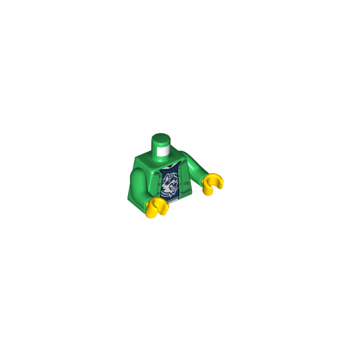 LEGO Green Man Minifig Torso (76382) | Brick Owl - LEGO Marketplace