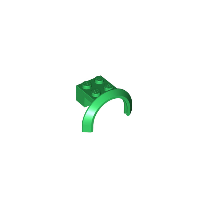 LEGO Green Mudguard Brick 2.5 x 4 x 1.7 with Wheel Arch (50745) | Brick Owl