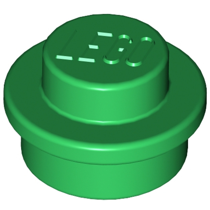 LEGO Green Plate 1 x 1 Round (6141 / 30057) | Brick Owl - LEGO Marketplace