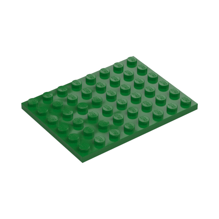 LEGO Green Plate 6 x 8 (3036 / 7423) | Brick Owl - LEGO Marketplace