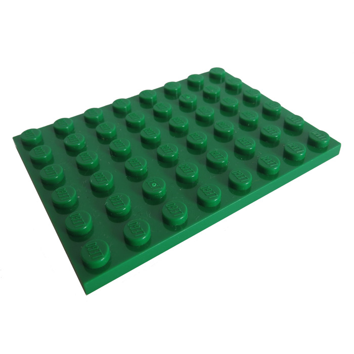 LEGO Green Plate 6 x 8 (3036 / 7423) | Brick Owl - LEGO Marketplace