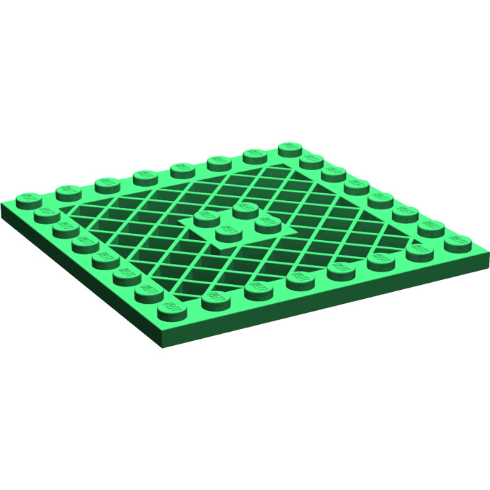 LEGO Plate 8 x 8 with Grille (No Hole in Center) (4151) | Brick Owl ...