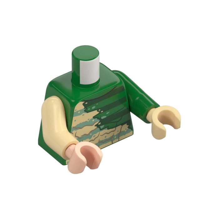 LEGO Green Sandman with Partial Sand Form Minifig Torso (973 / 76382 ...