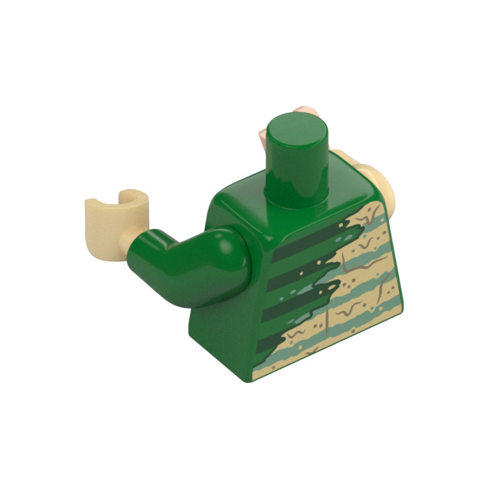 LEGO Green Sandman with Partial Sand Form Minifig Torso (973 / 76382 ...