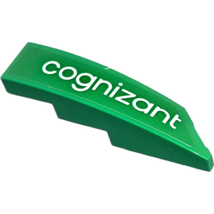 LEGO Slope 1 x 4 Angled Left with cognizant Sticker (5415) | Brick Owl ...