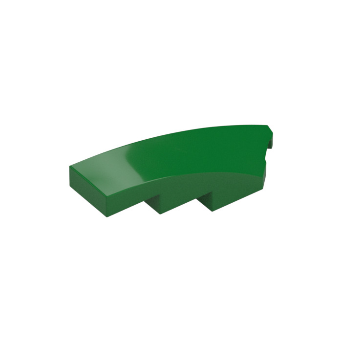 LEGO Green Slope 1 x 4 Angled Right (5414) | Brick Owl - LEGO Marketplace