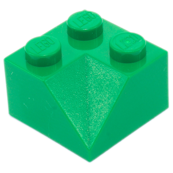 LEGO Green Slope 2 x 2 (45°) with Double Concave (3046 / 4723) | Brick ...