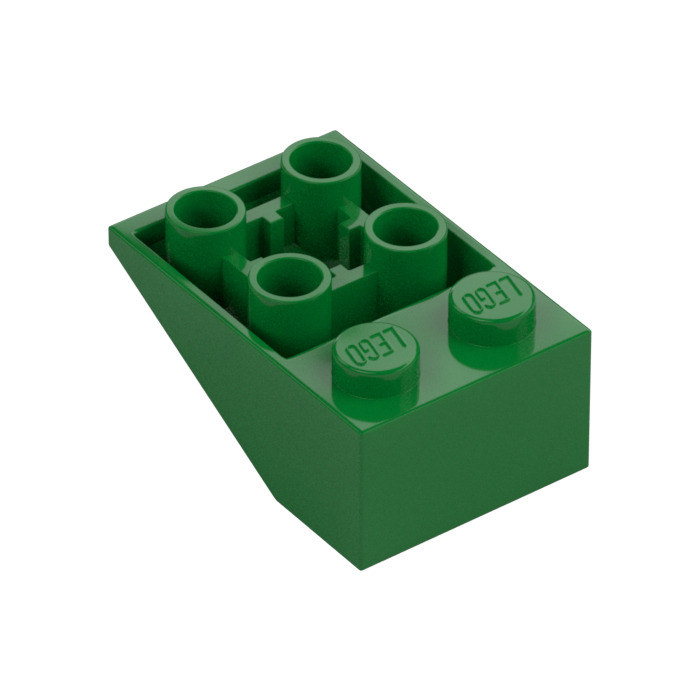 LEGO Green Slope 2 x 3 (25°) Inverted (2752 / 3747) | Brick Owl