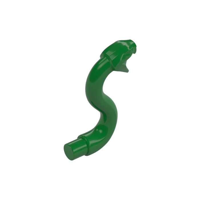 LEGO Green Snake Head with Bar (28588) | Brick Owl - LEGO Marketplace