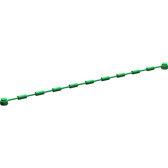 LEGO Green String with Coupling Points and End Studs 1 x 21 (1155 / ...