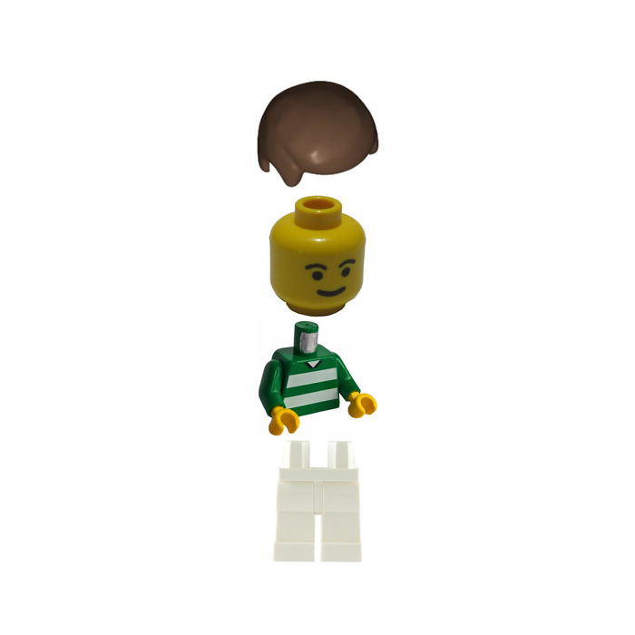 LEGO Green Team Player with Number 11 on Back Minifigure | Brick Owl ...