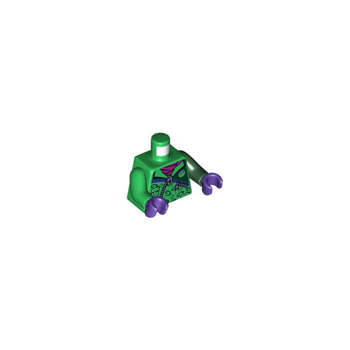 LEGO The Riddler with Green and Dark Green Outfit Minifig Torso (973 / ...