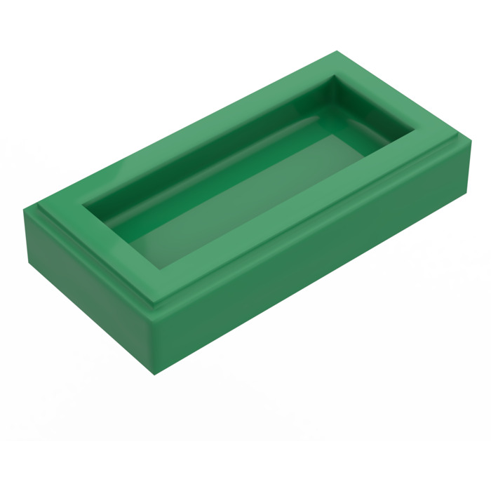 LEGO Green Tile 1 x 2 with Groove (3069 / 113477) | Brick Owl