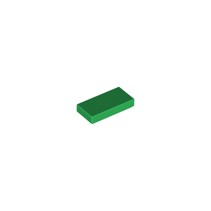 LEGO Green Tile 1 x 2 with Groove (3069 / 113477) | Brick Owl