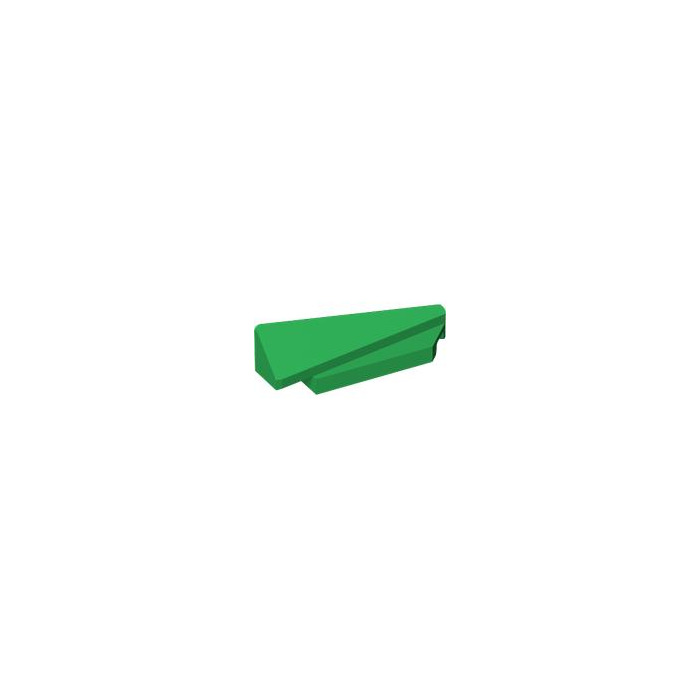 LEGO Green Wedge 1 x 5 Spoiler Right (3389) | Brick Owl - LEGO Marketplace