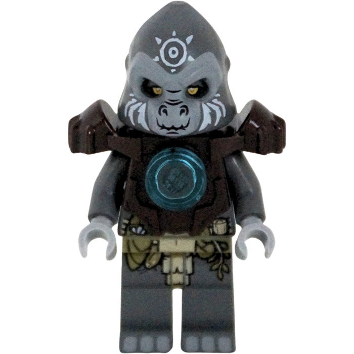 LEGO Grumlo With Dark Brown Heavy Armor and Chi Minifigure Comes In ...