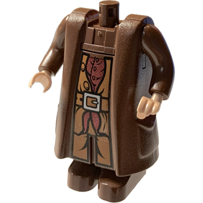 LEGO Hagrid Body with Shirt and Belt with Light Flesh Hands | Brick Owl