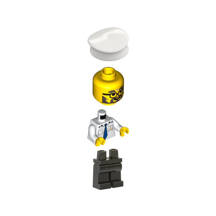 LEGO Harbour Boat Captain Minifigure | Brick Owl - LEGO Marketplace