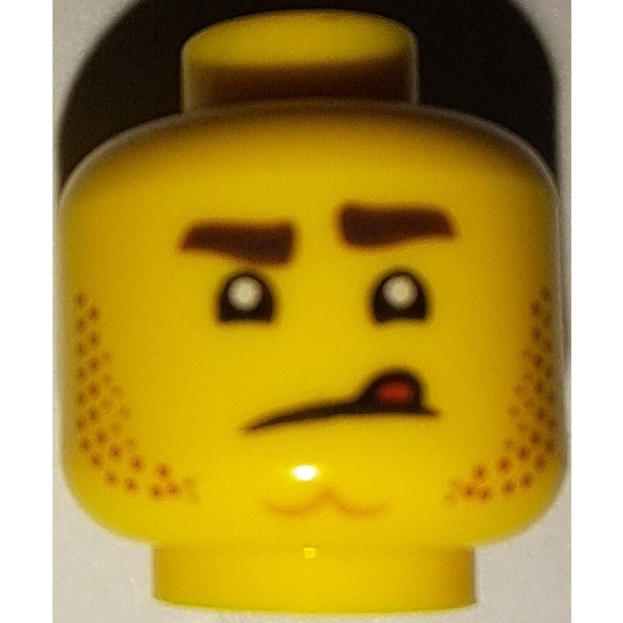 LEGO Harl Hubbs Minifigure Head (3626 / 43308) | Brick Owl - LEGO ...