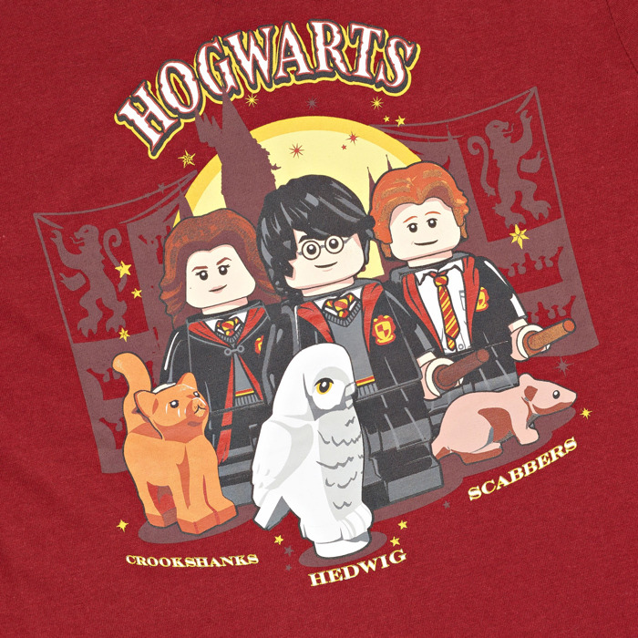 LEGO Harry Potter T-Shirt – Burgundy Red (5008032) | Brick Owl - LEGO ...