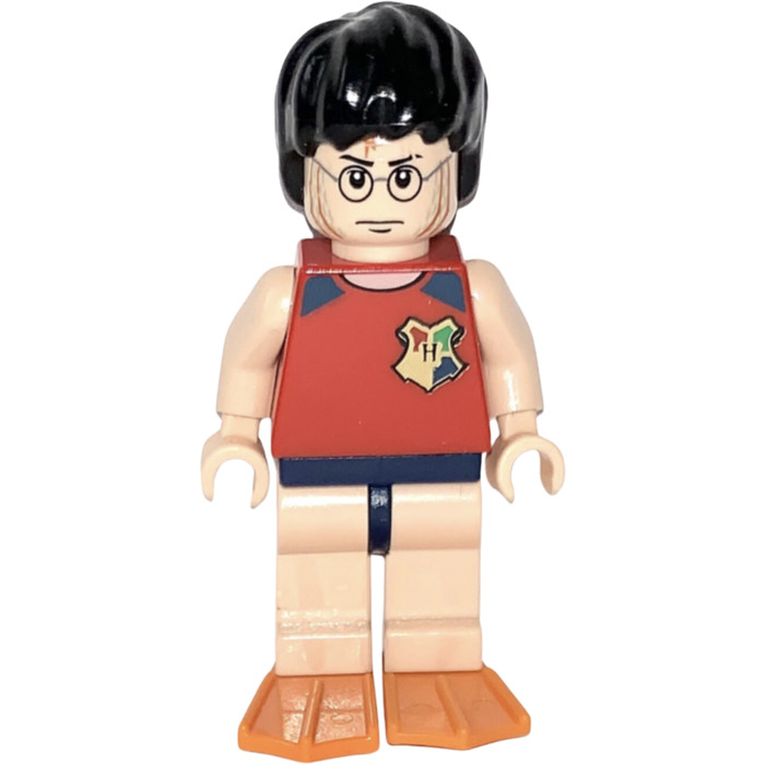 LEGO Harry Potter with Triwizard Swimsuit and Orange Flippers ...