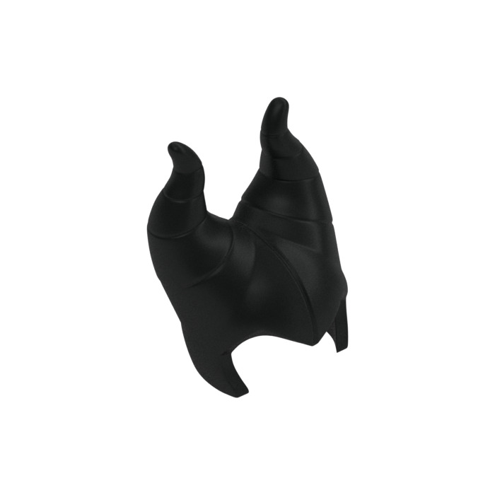 LEGO Head Cover with Large Curved Horns (Flexible Rubber) (24636 ...