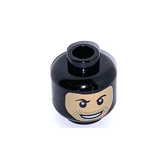 LEGO Head with Balaclava, Evil Grin and Stubble (13365 / 73433) | Brick Owl
