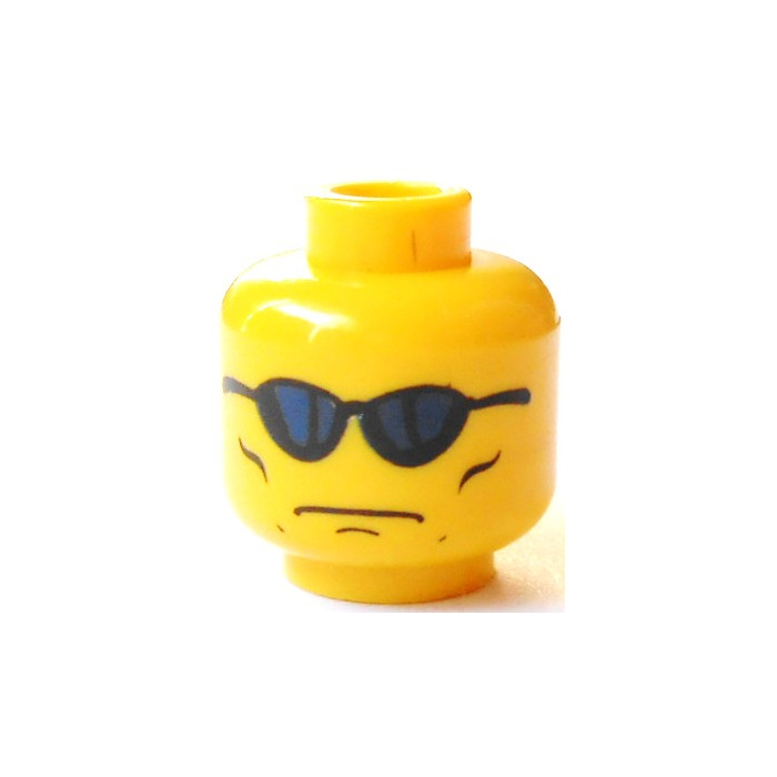 LEGO Head with Blue Sunglasses (3626) | Brick Owl - LEGO Marketplace