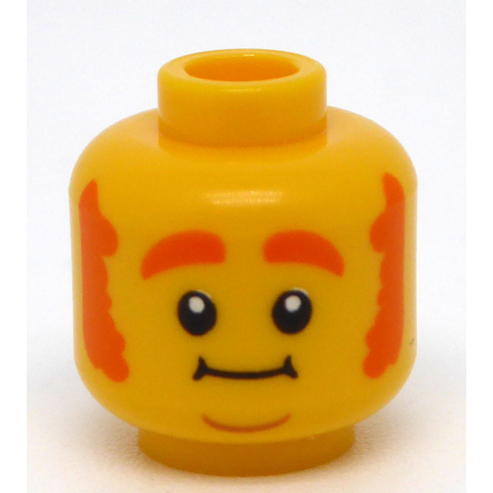 LEGO Head with Ginger Sideburns (3626 / 100966) | Brick Owl - LEGO ...