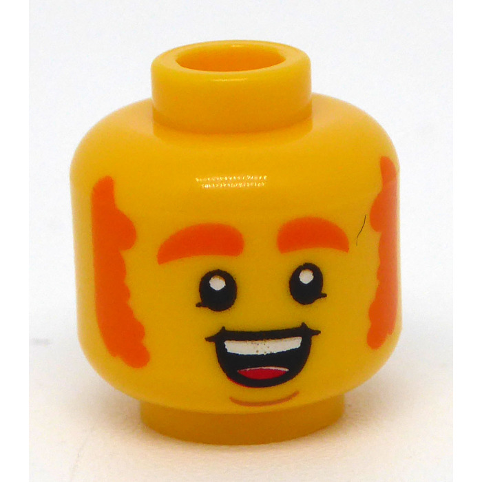 LEGO Head with Ginger Sideburns (3626 / 100966) | Brick Owl - LEGO ...