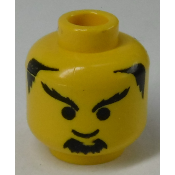 LEGO Head with Goatee, Angled and Bushy Eyebrows (3626) | Brick Owl ...