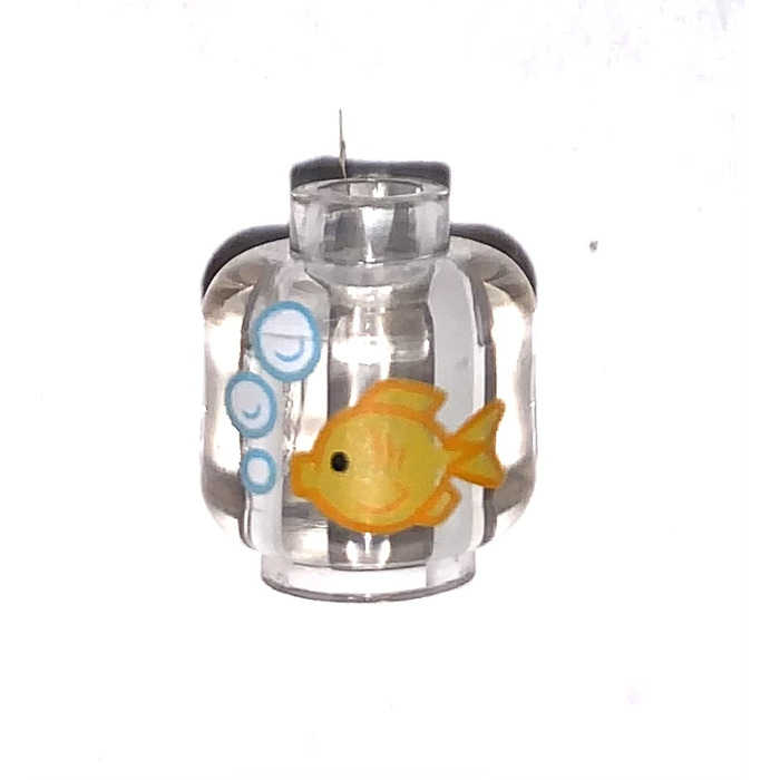 LEGO Head with Goldfish Bowl Decoration (3626 / 72221) | Brick Owl