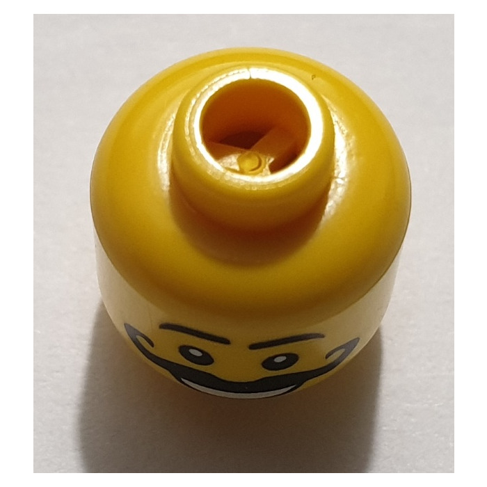 LEGO Head with Handlebar Moustache and Big Smile (3626) | Brick Owl
