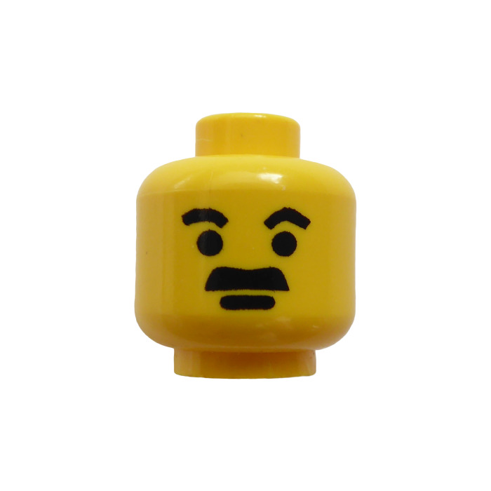 LEGO Head with Moustache (3626) | Brick Owl
