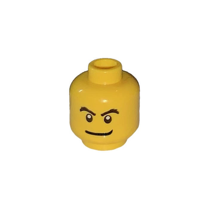 LEGO Head with Scared Expression (Bushy Eyebrows) (23090 / 59877 ...