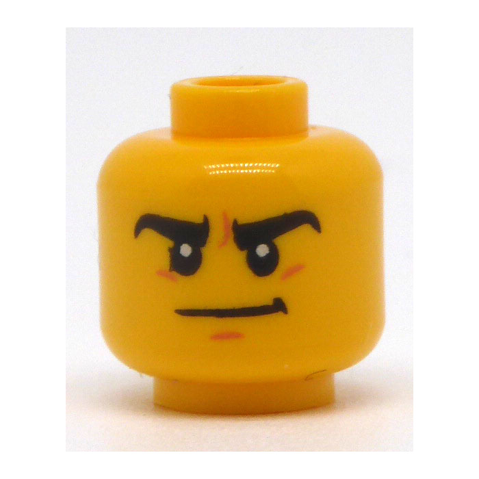 LEGO Head with Smirk and Angry Face (3626 / 23778) | Brick Owl