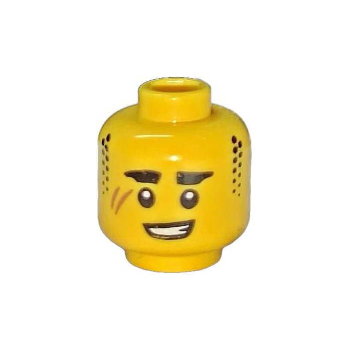 LEGO Head with Two Scars (3274) | Brick Owl - LEGO Marketplace