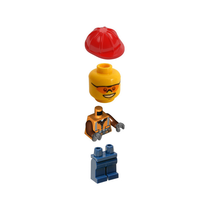 LEGO Heavy-Haul Train Construction Worker Minifigure | Brick Owl