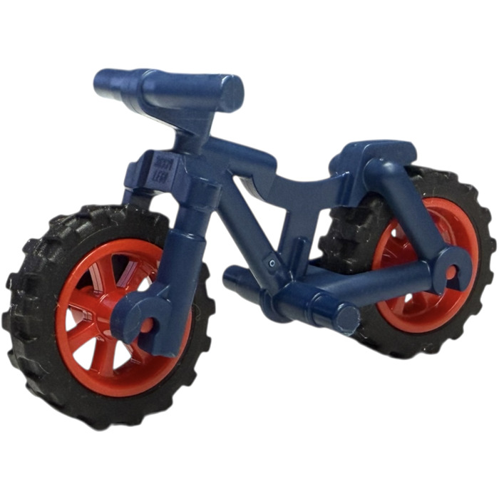 LEGO Heavy Mountain Bike with Handlebars with Red Wheels and Black Tires | Brick Owl - LEGO ...