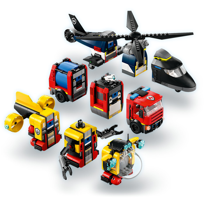 LEGO Helicopter, Fire Truck & Submarine Remix Set 60462 | Brick Owl - LEGO Marketplace