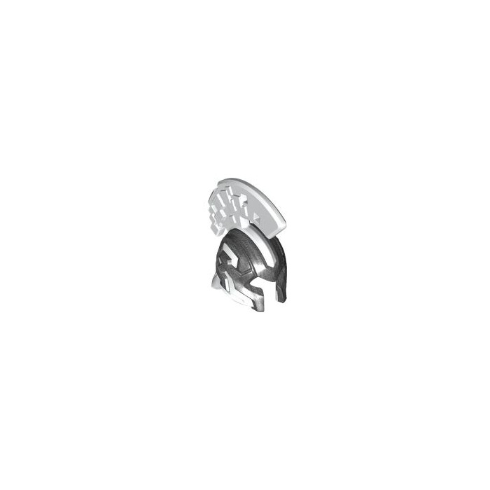 LEGO Helmet with Plume with Pearl Dark Gray (6889) | Brick Owl - LEGO ...