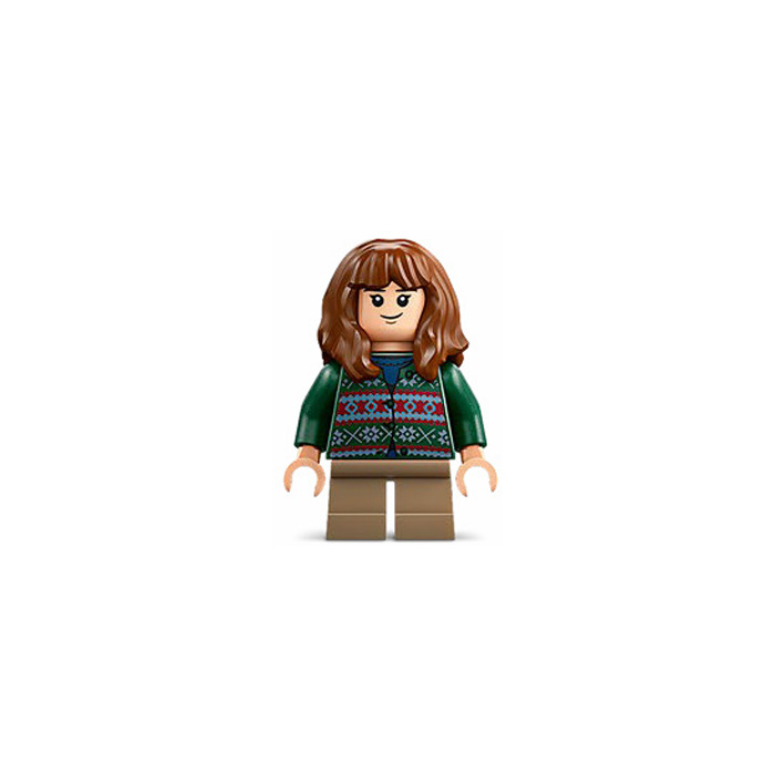 LEGO Hermione Granger with Dark Green Cardigan and Dark Tan Legs ...