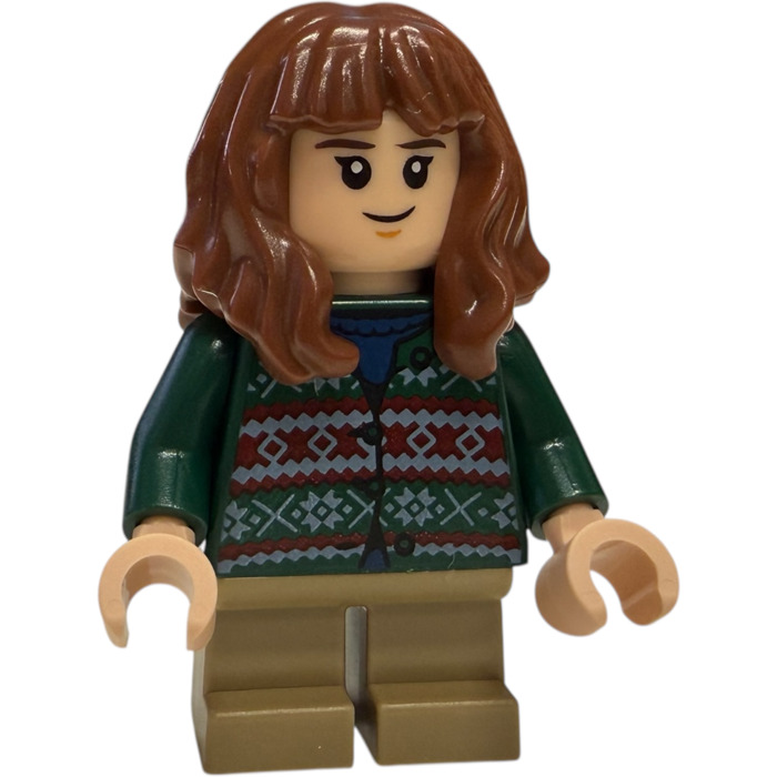 LEGO Hermione Granger with Dark Green Cardigan and Dark Tan Legs ...