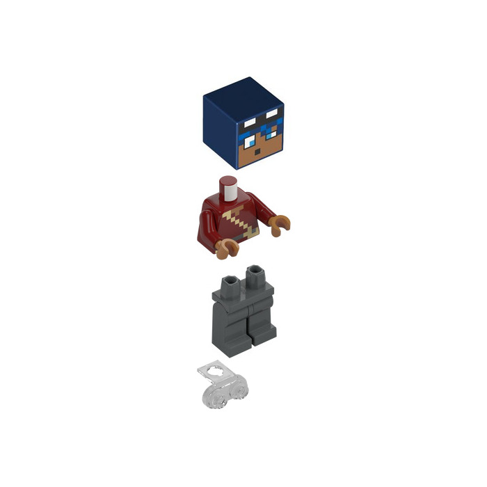 LEGO Hero with Dark Red Torso and Neck Bracket Minifigure | Brick Owl ...