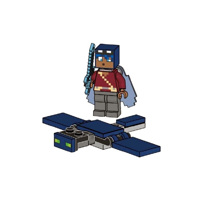 LEGO Hero with Elytra and Phantom Set 662501 | Brick Owl - LEGO Marketplace